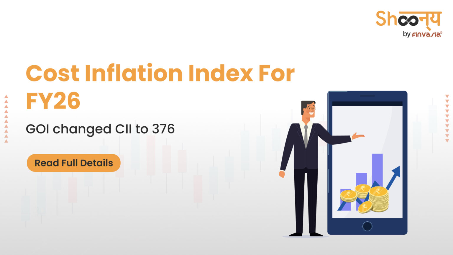Cost Inflation Index Updated to 376 For FY26