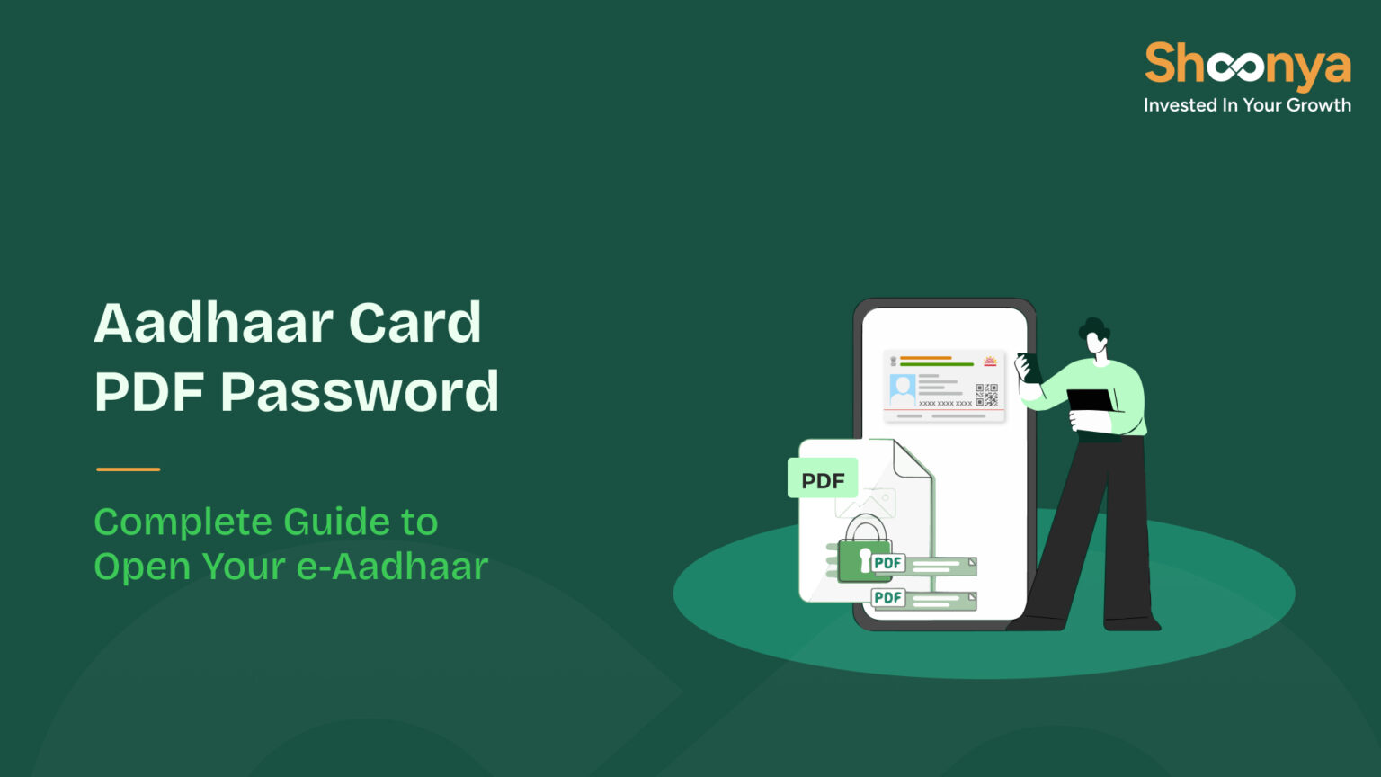Aadhar Card PDF Password: How to Open e-Aadhaar